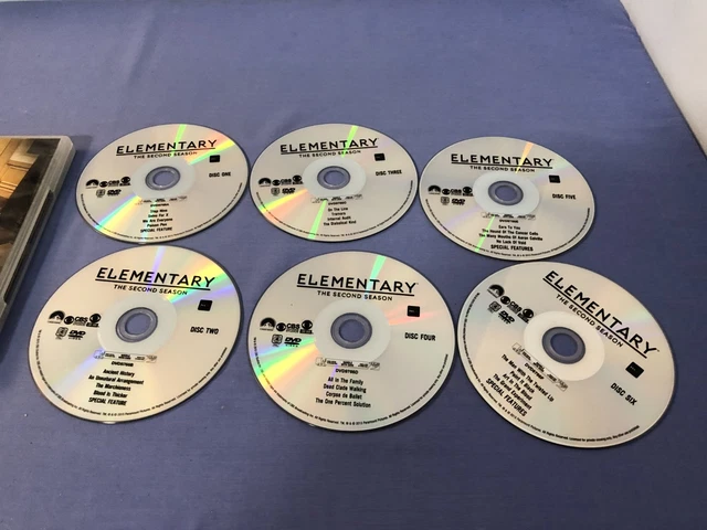 ELEMENTARY 2012 SERIES Complete Season 2 Jonny Lee Miller Lucy Liu DVD ...