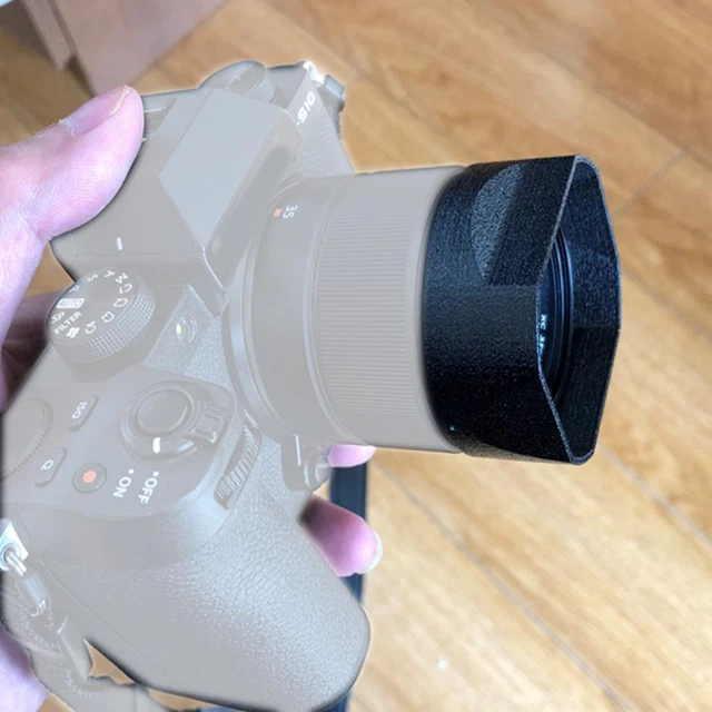 SQUARE METAL BAYONET Lens Hood For Fuji XC35F2/XF35F2/XF23F2. H7H2 ...