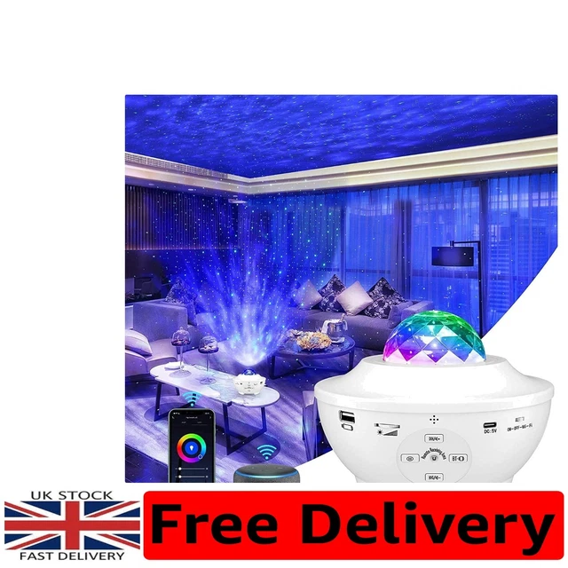 MULTI-COLOR STAR PROJECTOR with Bluetooth & Alexa Control - Creative ...