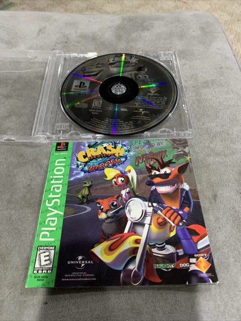 CRASH BANDICOOT 3 Warped Greatest Hits Playstation PS1 Disc And Manual ...