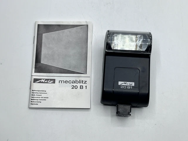 METZ 20B1 BLITZGERÄT Mittelkontakt Blitz Aufsteckblitz #58 EUR 15,00 ...