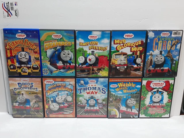 THOMAS & FRIENDS DVD Lot of 10 Different Titles - Thomas The Train £18. ...