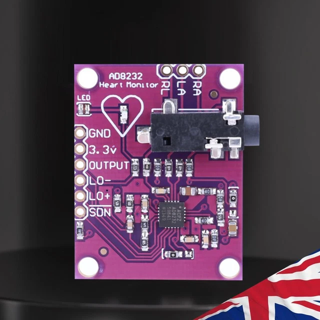 ECG MODULE ECG Physiological Measurement Heart Pulse ECG Monitor Sensor ...