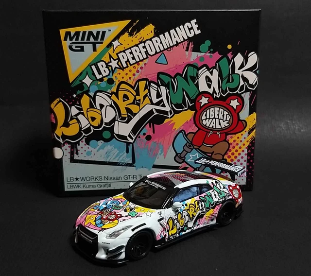MINI GT LB*WORKS Nissan GT-R Type 2 LBWK Kima Graffiti ~ 1/64 EUR 246 ...