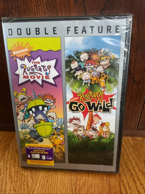 RUGRATS DOUBLE FEATURE DVD Rugrats Movie Rugrats Go Wild Nickelodeon ...