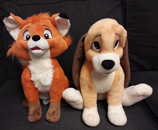 DISNEY STORE COPPER Plush and Todd Plush The Fox And The Hound 14” £71. ...