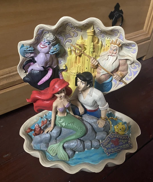 DISNEY TRADITIONS SEASHELL Scenario (The Little Mermaid) Shell Scene ...