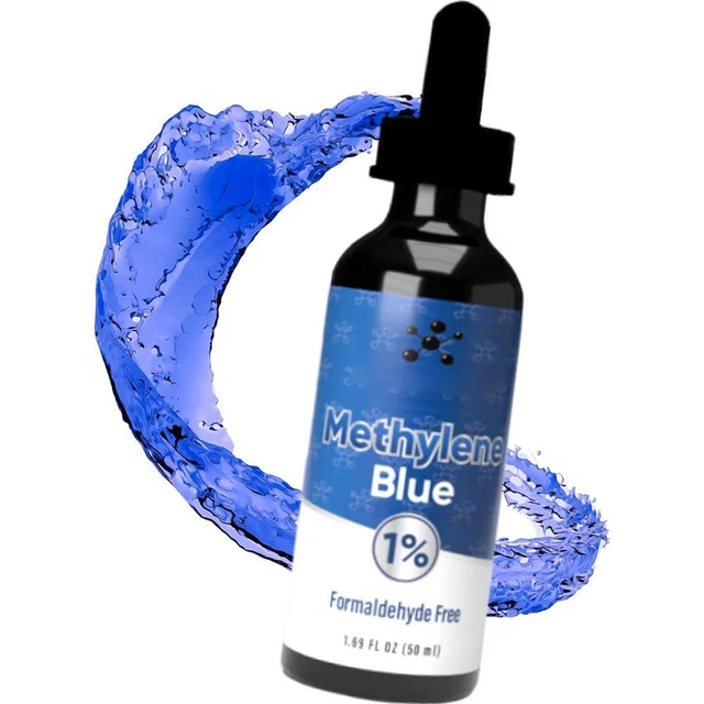 1-5X METHYLENE BLUE 1% Premium Solution USP-grade Ultra High Purity ...