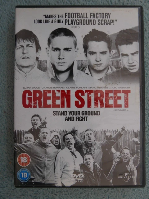 GREEN STREET (DVD, 2009), Cert. 18, Elijah Wood, Charlie Hunnam, Claire ...