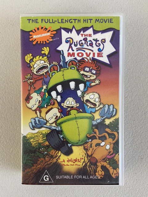 NICKELODEON THE RUGRATS Movie ~ VHS Tape ~ The Full Length Hit Movie ...