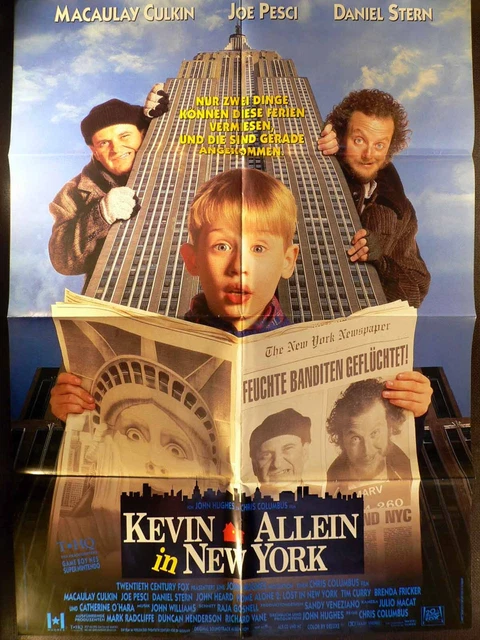 KEVIN ALLEIN IN New York - Macaulay Culkin - Filmposter A1 84x60cm ... KEVIN ALLEIN IN New York - Macaulay Culkin - Filmposter A1 84x60cm ...