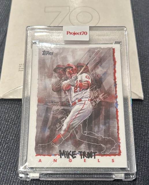 TOPPS PROJECT 70 Baseball Mike Trout 1995 Topps Card By Chuck Styles ...