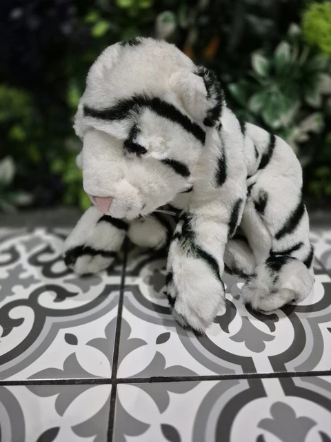 STEVEN SMITH VINTAGE Lifelike Siberian Tiger Cub Plush Soft Toy 13inch ...