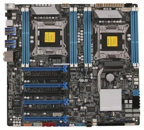 ASUS Z9PE-D8 WS Dual LGA 2011 Intel C602 Server Workstation Motherboard ...