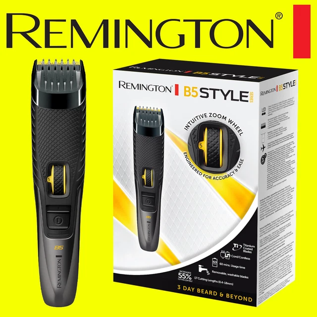 REMINGTON MB5000 B5 Style Series Beard Trimmer - Black/Grey With Yellow ...