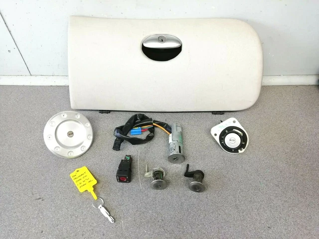 PEUGEOT 206 CC Complete Lock Set Ignition Barrel Doors Fuel Cap Boot ...