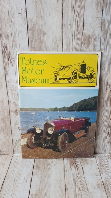 VINTAGE 1980S TOTNES Motor Museum Guide Souvenir Booklet £4.95 ...