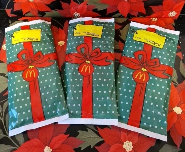 THE GRINCH MCDONALDS Christmas 2025 Collectable Socks Brand New U Worn ...