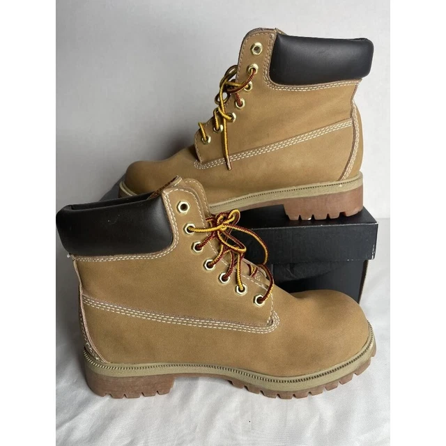 RUGGED OUTBACK TAN Waterproof Skid Resistant Mid-Calf Men's Work Boots ...