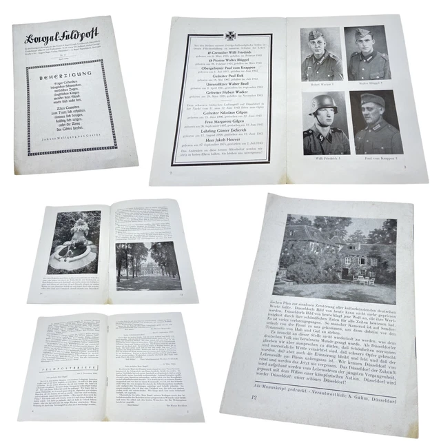 WW2 GERMAN OFFICIAL Document Family Tree & Family History Book With ...