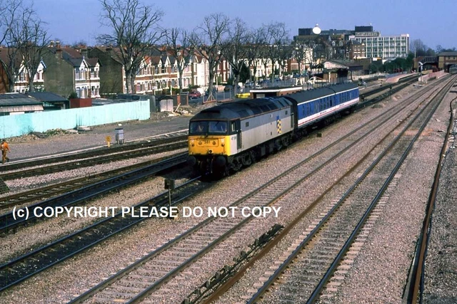 35MM SLIDE BR British Railways Diesel Loco Class 47 47381 West London 1991 £3.00 - PicClick UK