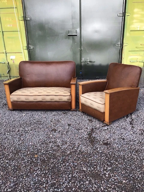 1940S UTILITY FURNITURE CC41 - 2 Seater Sofa And Arm Chair 0.00 ...