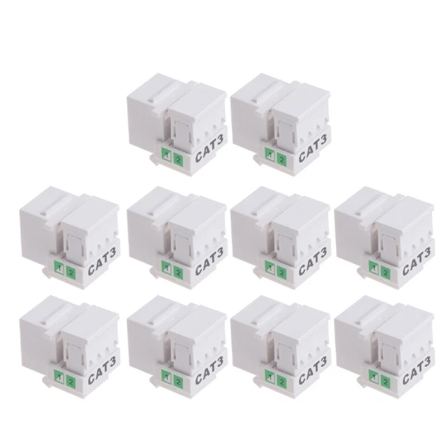 10PCS TELECOM VOICE Telephone Module RJ11 CAT3 Information Socket ...