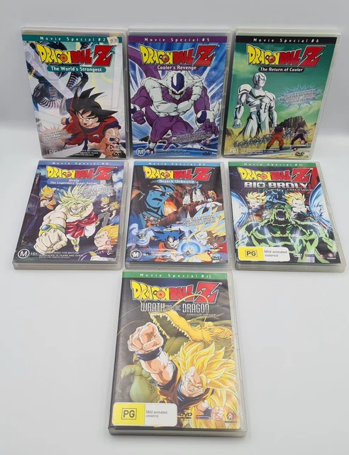 7 DRAGON BALL Z Movie Special DVDs #2, 5, 6 , 8, 9, 11, 13 Region 4 R4 ...