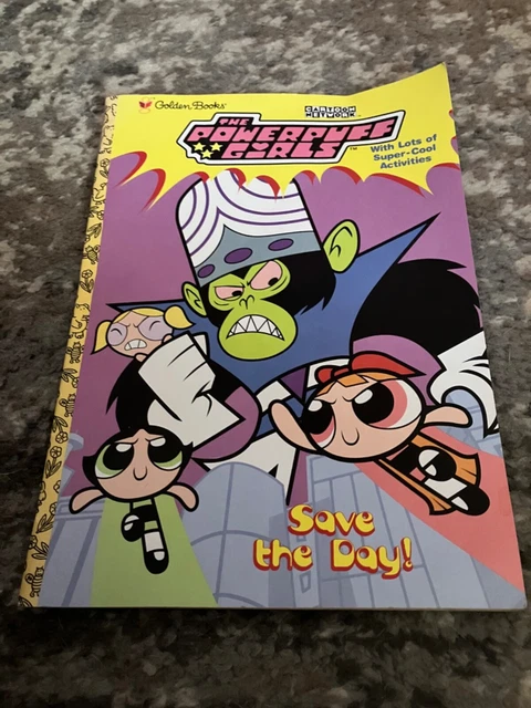 VINTAGE POWERPUFF GIRLS Coloring Books Cartoon Network 2000 Golden ...