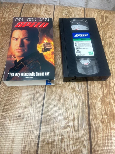SPEED (VHS, 1994) Keanu Reeves Sandra Bullock Fox Video Movie £8.60 ...