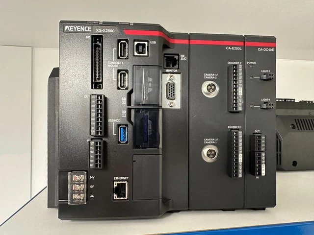 KEYENCE XG-X2800 3D/LINE Scan Vision System Controller + CA-E200L + CA ...