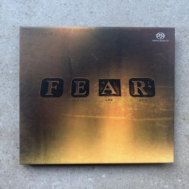 MARILLION FEAR 5.1 hi-res audiophile surround hybrid CD/SACD bookstyle ...