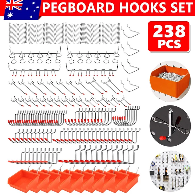 238X PEGBOARD ACCESSORIES Workshop Garage Peg Board Hooks Storage ...