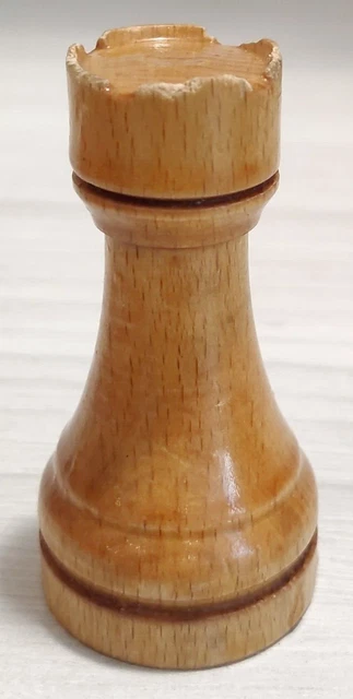 VINTAGE SOVIET CHESS Piece Rook white 1960s Tournament USSR Vintage ...