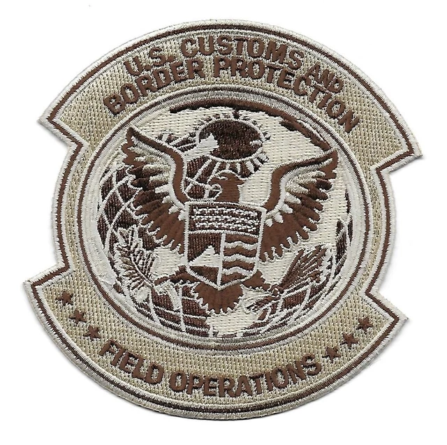 ECUSSON DOUANE US CUSTOMS BORDER PATROL FIELD OPERATIONS POLICE tan ...
