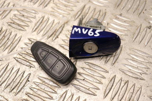 FORD FOCUS MK3 Key Door Lock In Deep Impact Blue 2015-2018 Mv65 £55.00 ...