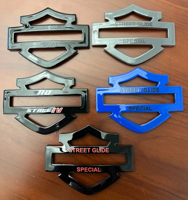 CUSTOM METAL TANK emblems badges, CVO 3.7" Size with inscription EUR ...