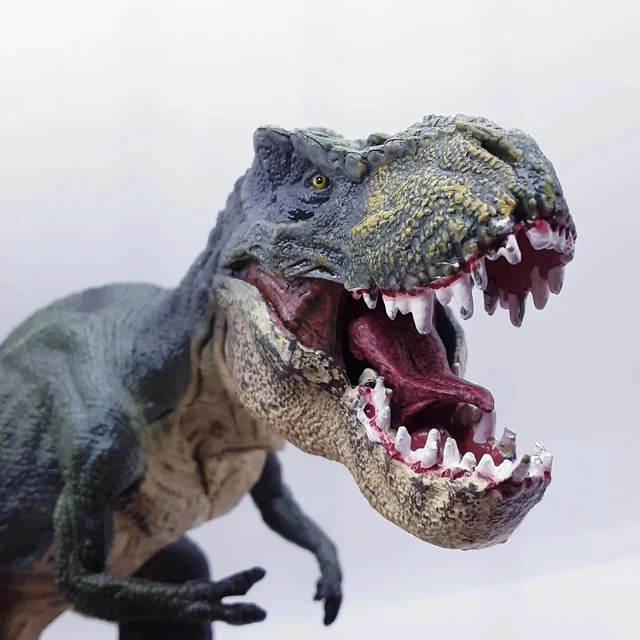 TYRANNOSAURUS REX T-REX Realistic Dinosaur Figure Articulated Jaw 12" £ ...