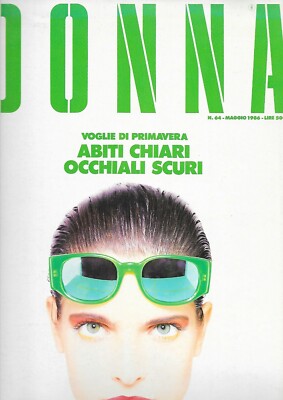 VINTAGE DONNA 1986 Stephanie Seymour Andie Macdowell Frederique Van Der ...