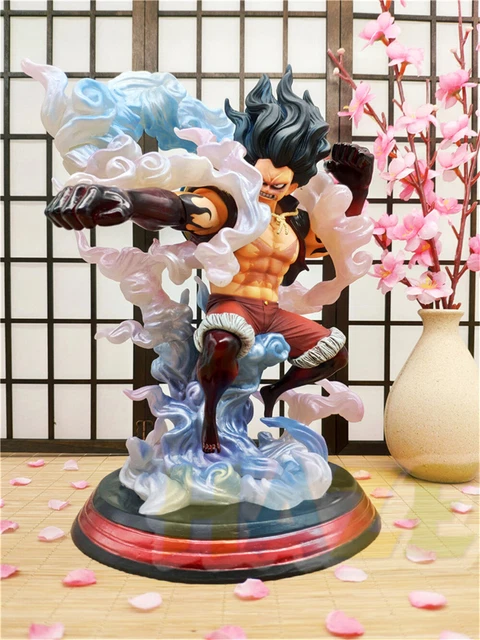 ANIME ONE PIECE Monkey D Luffy Gear 4 Snake Man Figure Statue Model Toy ...