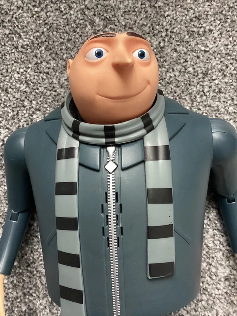 MINIONS DESPICABLE ME Talking Gru genius figure man articulated ...