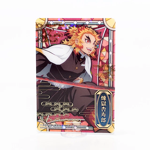 DEMON SLAYER STAINED Glass Cards Kyojuro Rengoku Rare Pack Ver. £56.29 ...