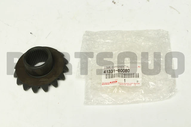 4133160080 GENUINE TOYOTA GEAR, REAR DIFFERENTIAL SIDE 41331-60080 OEM ...