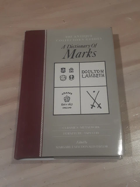 DICTIONARY OF MARKS (Antique Collectors' Guides) By Margaret Mac EUR 13 ...