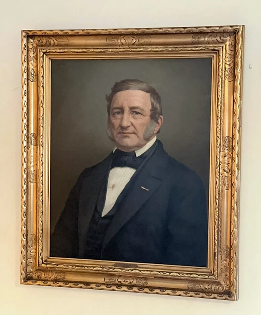 AXEL HOU (1860-1948) - portrait of a man RLRasmussen (1866-1879 ...