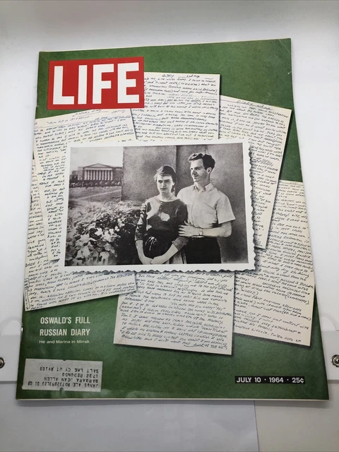 LIFE MAGAZINE JULY 10 1964 - US Marine Lee Harvey Oswald's Full Diary £ ...