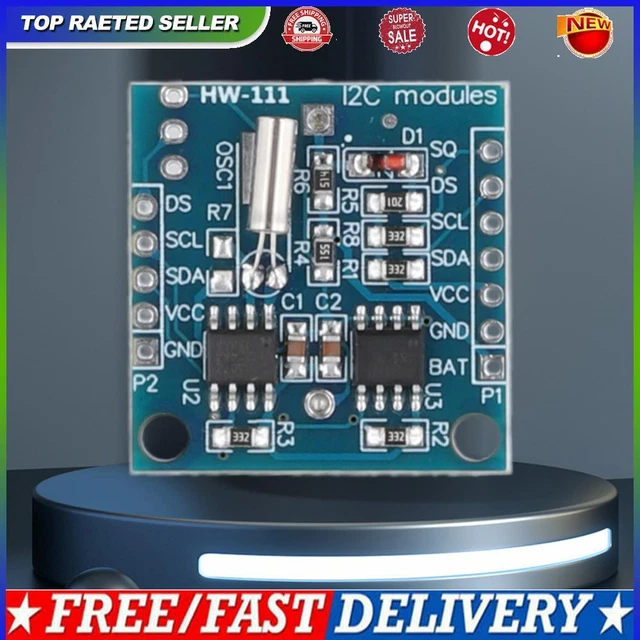 Ds1307 At24c32 Rtc Board I2c Real Time Clock Module Memory Board For Avr Arm Pic £279 Picclick Uk