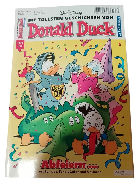 WALT DISNEY DONALD Duck Heft 393 Sonderheft Abenteuer Ritter Prinzessin ...