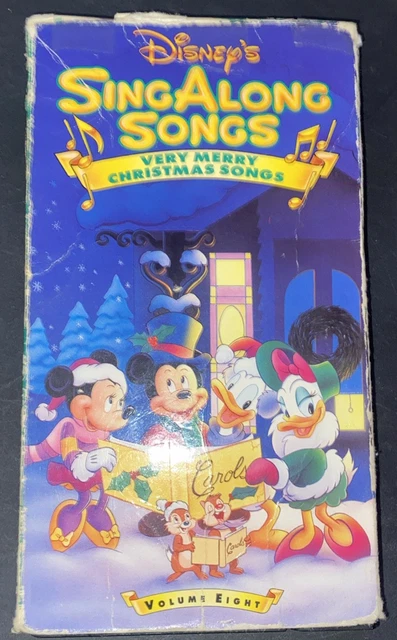 DISNEYS SING ALONG Songs - Very Merry Christmas Songs (VHS, 1997) £7.23 ...