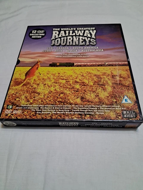 THE WORLD'S GREATEST Railway Journeys 12 CD Box Set Worldwide [DVD] £7. ...